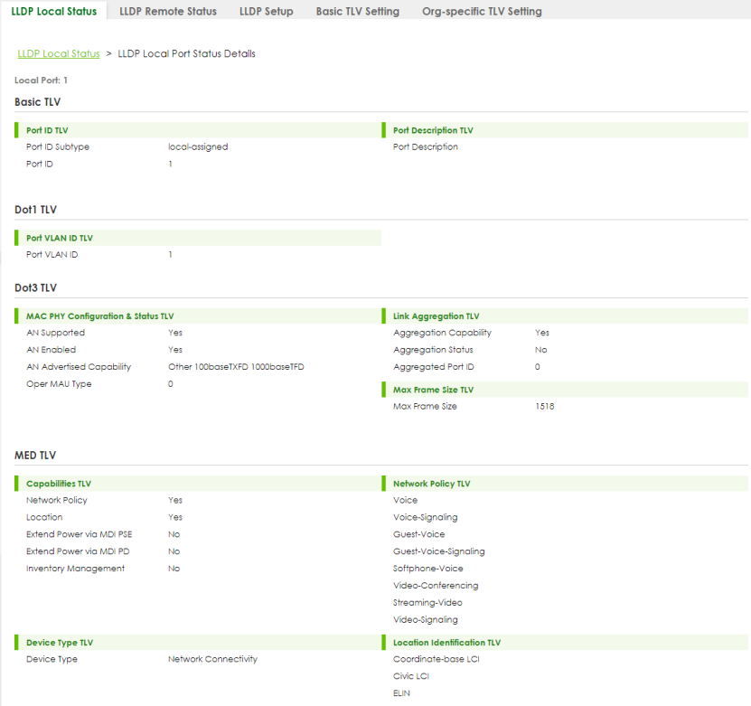 Link Layer Discovery Protocol (LLDP)